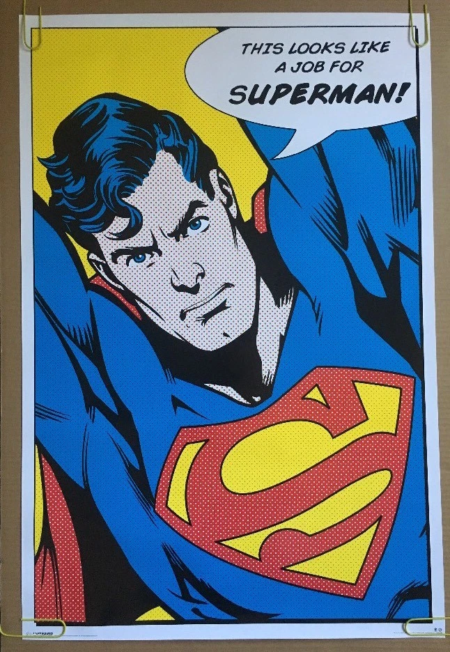 Comic Book Dots Superman