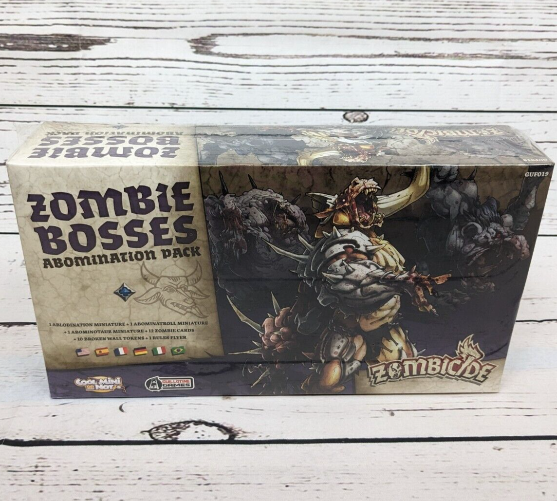 Zombie Bosses Abomination Pack Zombicide Black Plague