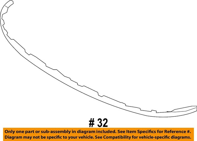 Kia OEM 17-18 Sportage Front Bumper Grille-lower Deflector 86567D9000 ...