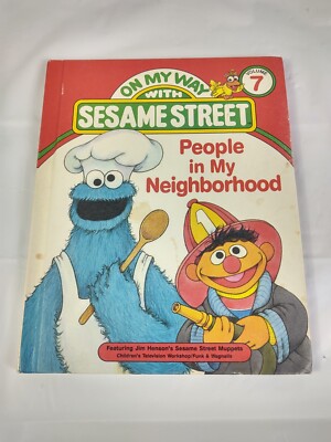 Vtg 89 On My Way With Sesame Street Volume 7 People In My Neighborhood ...