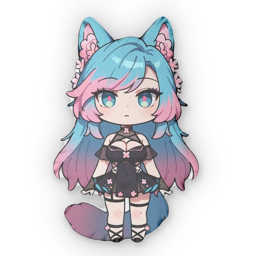 Silvervale (VTuber) Chibi Pillow - Stuffed Toy - Plushies' | eBay