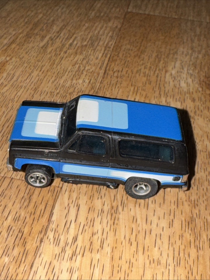 Aurora AFX Chevrolet Blazer Slot Car Ho Black Blue Run | eBay