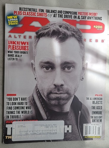 ALTERNATIVE PRESS AP MAGAZINE RISE AGAINST #286 MAY 2012 W/ POSTERS! P1 ...