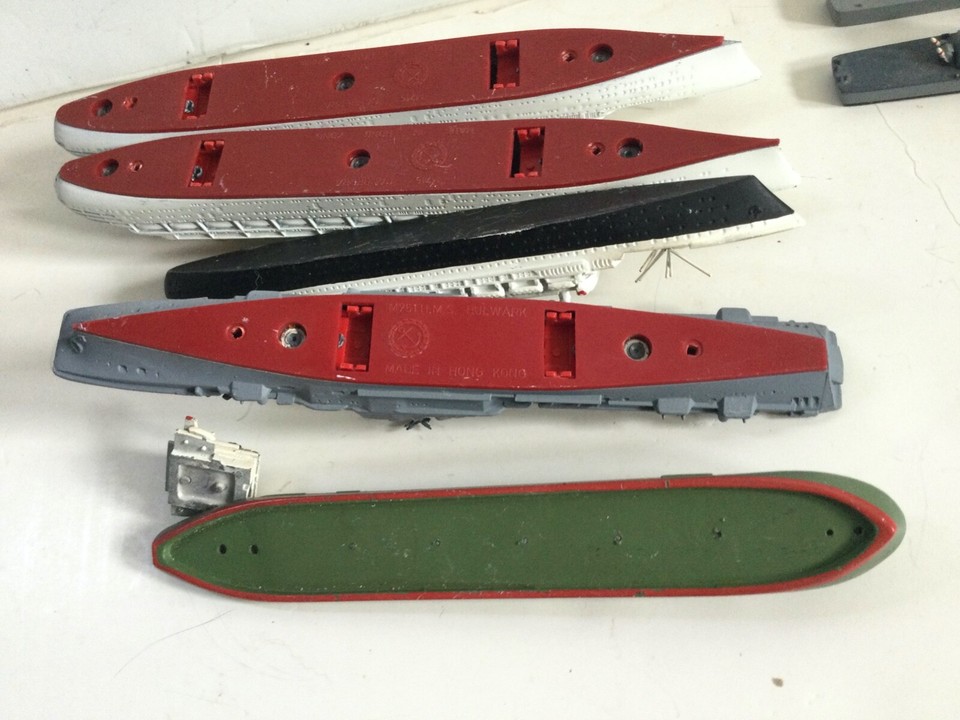 Ship Models Lot 15 West Gernany Coontz-KL Battleships Passenger Ships ...