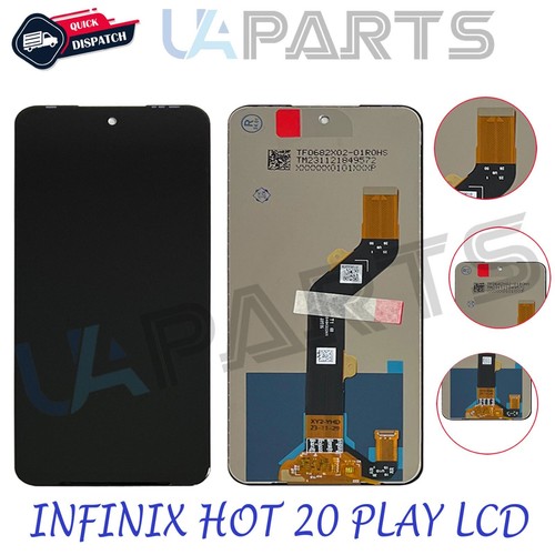 Per Infinix Hot 20 Play X6825 Digitizer Touch Screen LCD Display ...