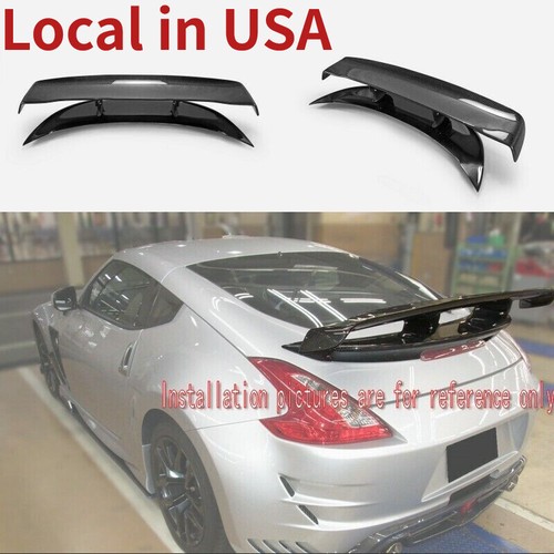 For Nissan 370Z Z34 09-17 Carbon + FRP Unpainted Rear Trunk GT Spoiler ...