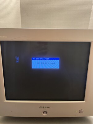 Sony Trinitron HMD-A200 17" VGA CRT Monitor Win 95/XP/DOS PC Gaming ...
