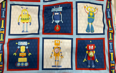 WILMINGTON PRINTS - ALPHA-BOTS #3017-27623-413 - CRAFT PANEL - MULTI 24 ...