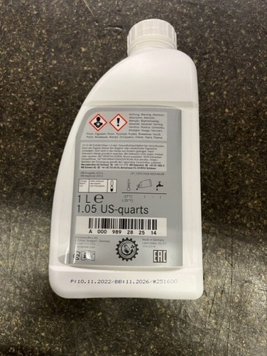 Mercedes-Benz Pink anti freeze 1 litre A0009892825 | eBay UK