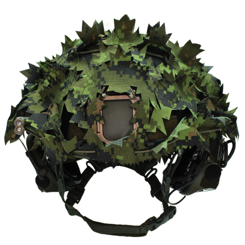 Scrim Tactical Helmet Ghillie 3d Leaf Concealment Camouflage Wood ...