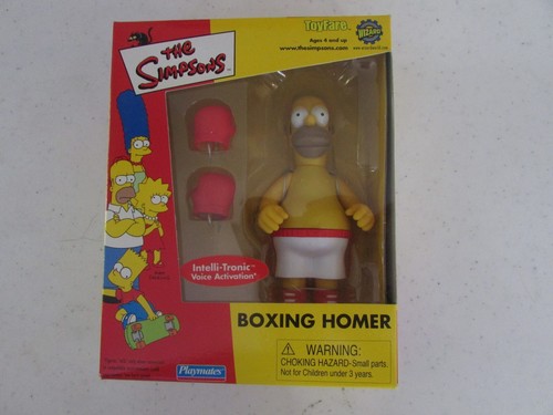 PLAYMATES THE SIMPSONS BOXING HOMER INTELLI-TRONIC VOICE TOYFARE MAIL ...