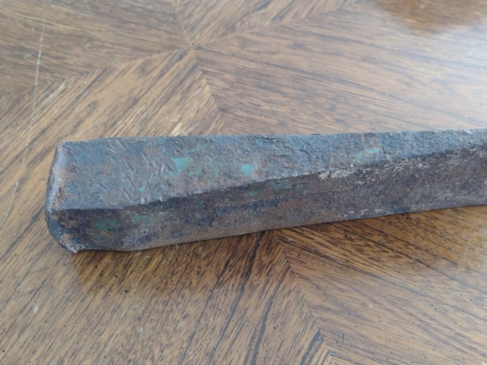 Old VINTAGE LOGGING WEDGE LOGGERS WOODSMAN LUMBERJACK Partial Worn ...