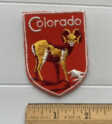 Colorado Bighorn Sheep Ram Embroidered Souvenir Patch Badge | eBay