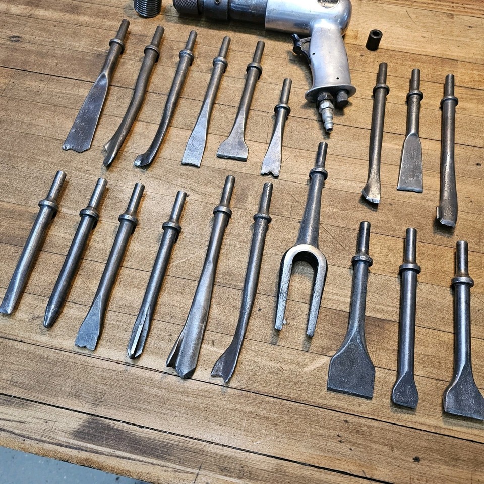MAYHEW MAC SNAP ON Tools AIR HAMMER Bits Set & Pneumatic Hammer LOT • 22pcs | eBay