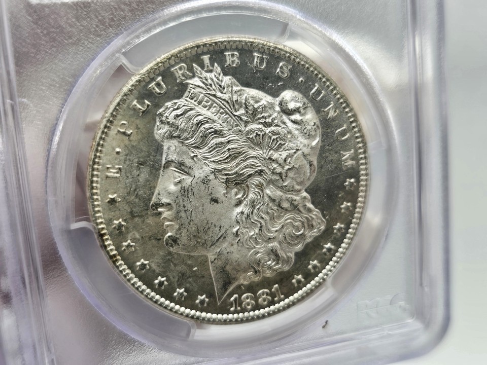 1881-CC PCGS MS 63 PL Morgan Silver Dollar **CAMEO? PROOF-LIKE KEY-DATE ...