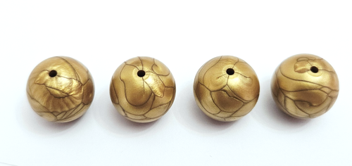 Lego Bionicle Zamor Sphere Part 54821 QTY 4 Pearl Gold Rocka XL 8719 ...
