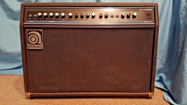 Vintage Ampeg Model Ss-140 C Stereo Chorus 140 Watt Combo Amp for sale ...