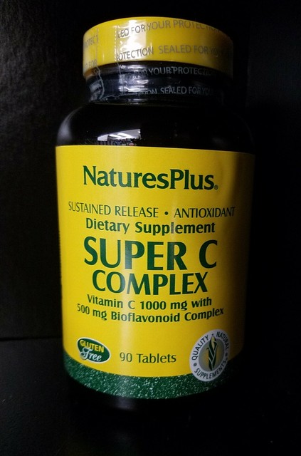 Nature's Plus Super C Complex Sustained Release 1000 MG - 90 Tablets ...
