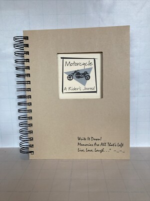 Write It Down Journal - Motorcycle A Riders Journal | eBay