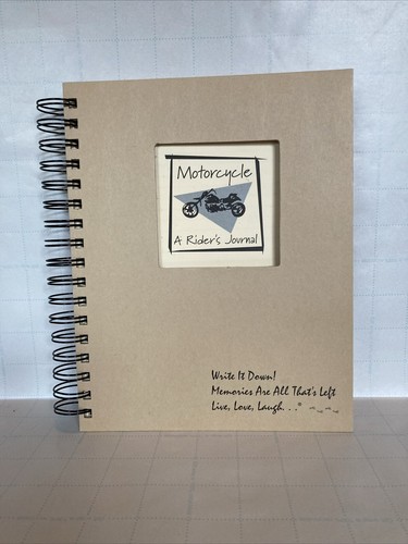 Write It Down Journal - Motorcycle A Riders Journal | eBay
