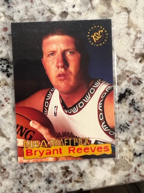 1995-96 TOPPS STADIUM CLUB ROOKIE CARD VANCOUVER GRIZZLIES BRYANT ...