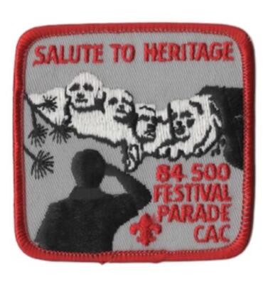 84 500 Festival Parade Cac Salute to Heritage BSA Patch RD Bdr. [VA ...