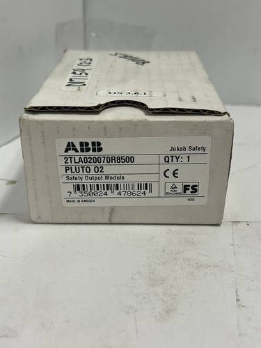 NEW ABB 2TLA020070R8500 Safety Output Module Pluto O2 | eBay