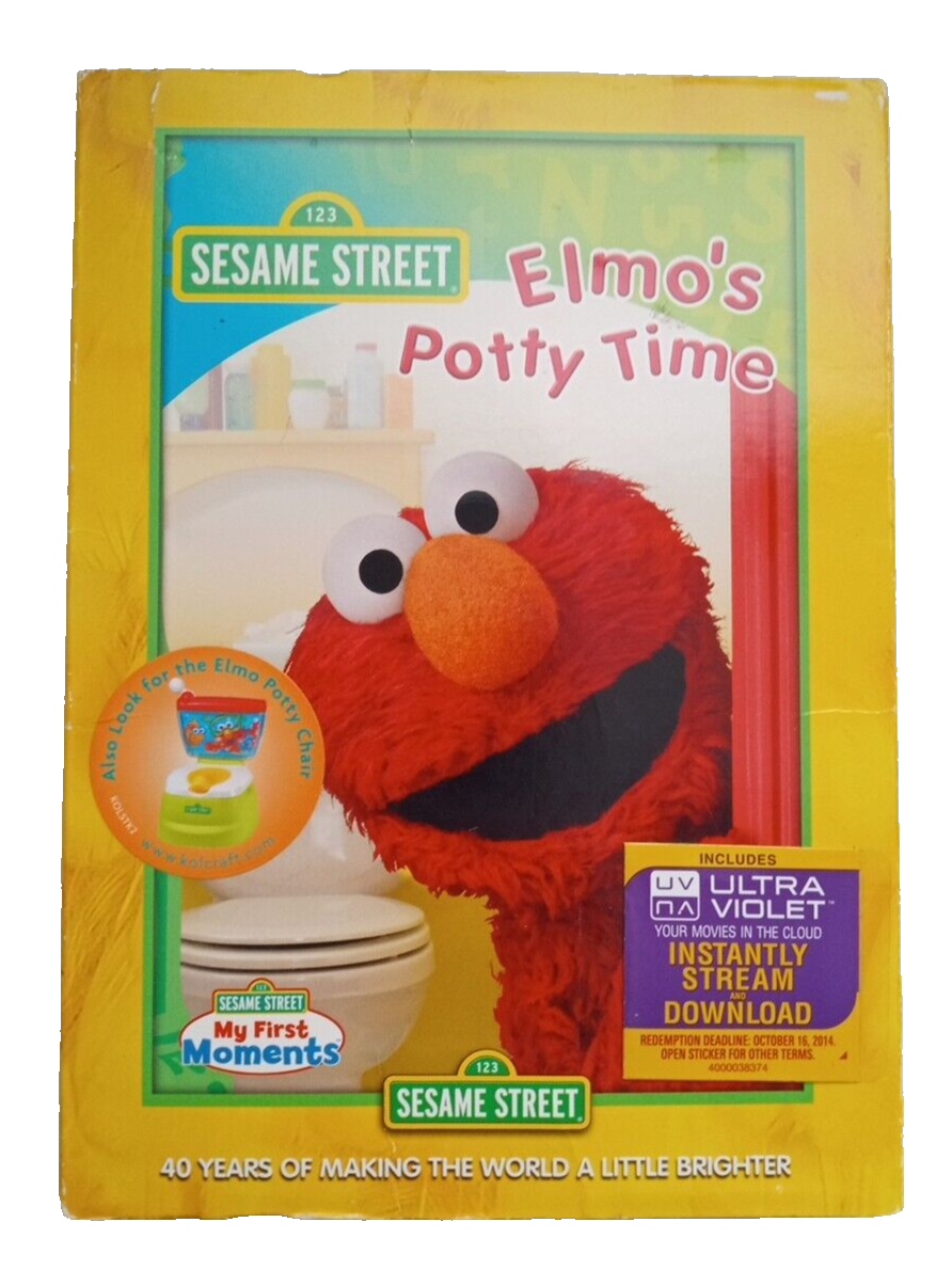 Elmo's Potty Time DVD, 2006 Sesame Street Potty Training Video for Kids ...