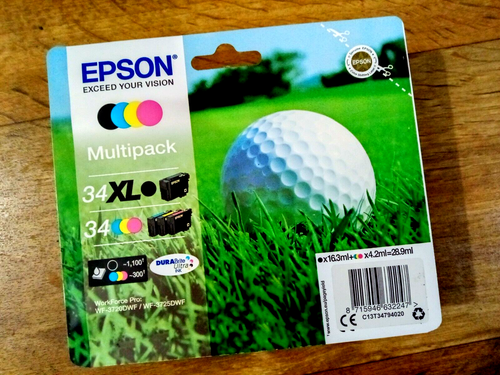 Epson 34XL Multipack 4 Cartouches d'encre Noir Cyan Magenta Jaune ...