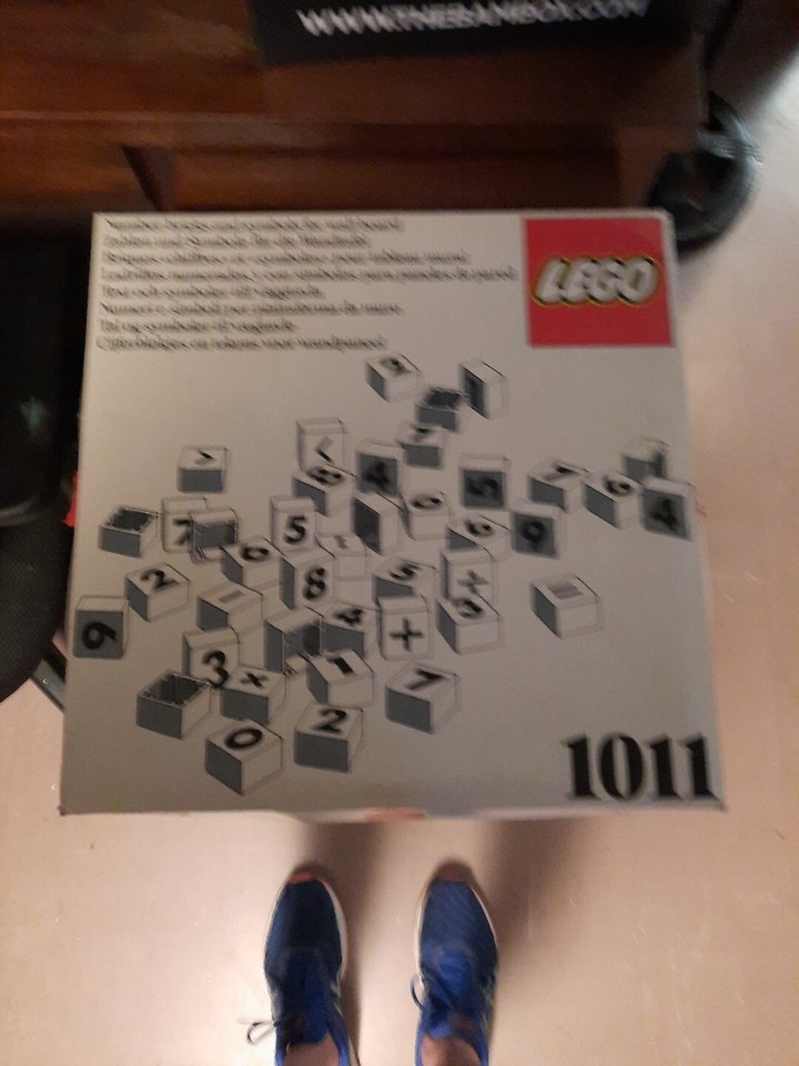 Vintage Lego set 1011, numbers and signs ULTRA RARE set.. 1976 made in ...