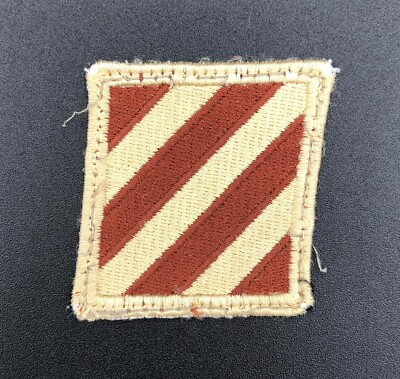 US Army 3rd ID Desert Color Theatre Made Patch OIF OEF | eBay