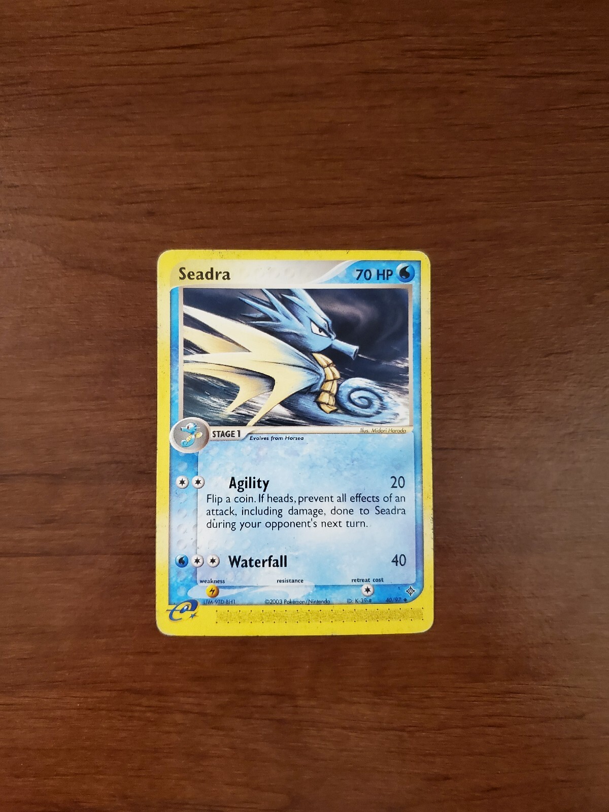 Seadra - 2003 Pokemon EX Dragon - #40/97 | eBay