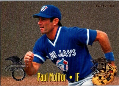PAUL MOLITOR JEFF BAGWELL 1995 Fleer All Star Insert #13 of 25 BLUE JAYS Astros | eBay
