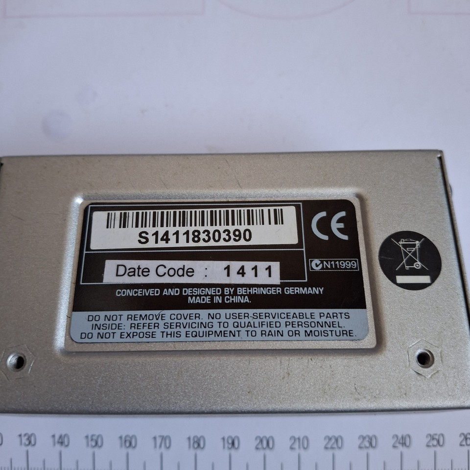 Behringer MicroMix MX400 4-Channel Line Mixer Low Noise | eBay UK