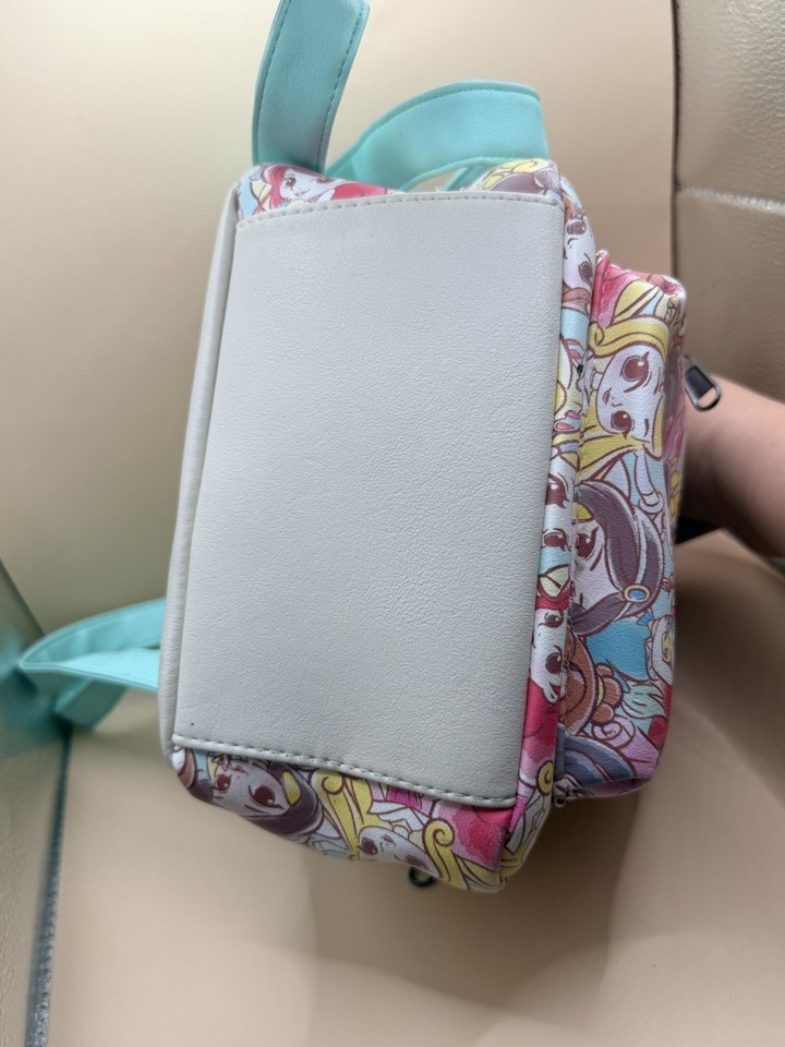 Loungefly Disney Princess Chibi Mini Backpack Pastel Allover Print ...