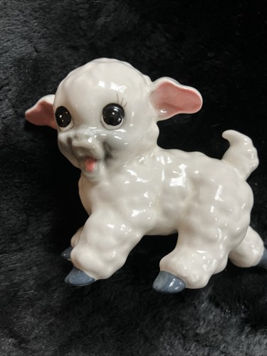Vintage Josef Originals Lamb Figurine. Big Eye. White Baby Sheep ...