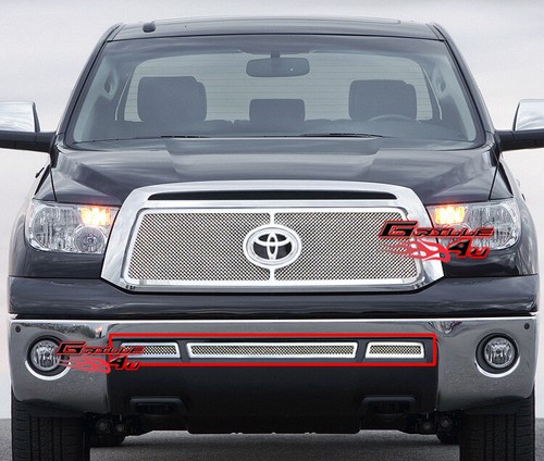 For 2010-2013 Toyota Tundra Bumper Stainless Chrome Mesh Grille Insert ...