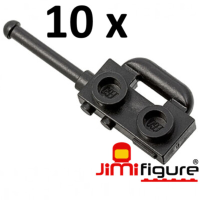 NEW 10 x LEGO Minifigure Radio Walkie Talkie Utensil Black 19220 ...