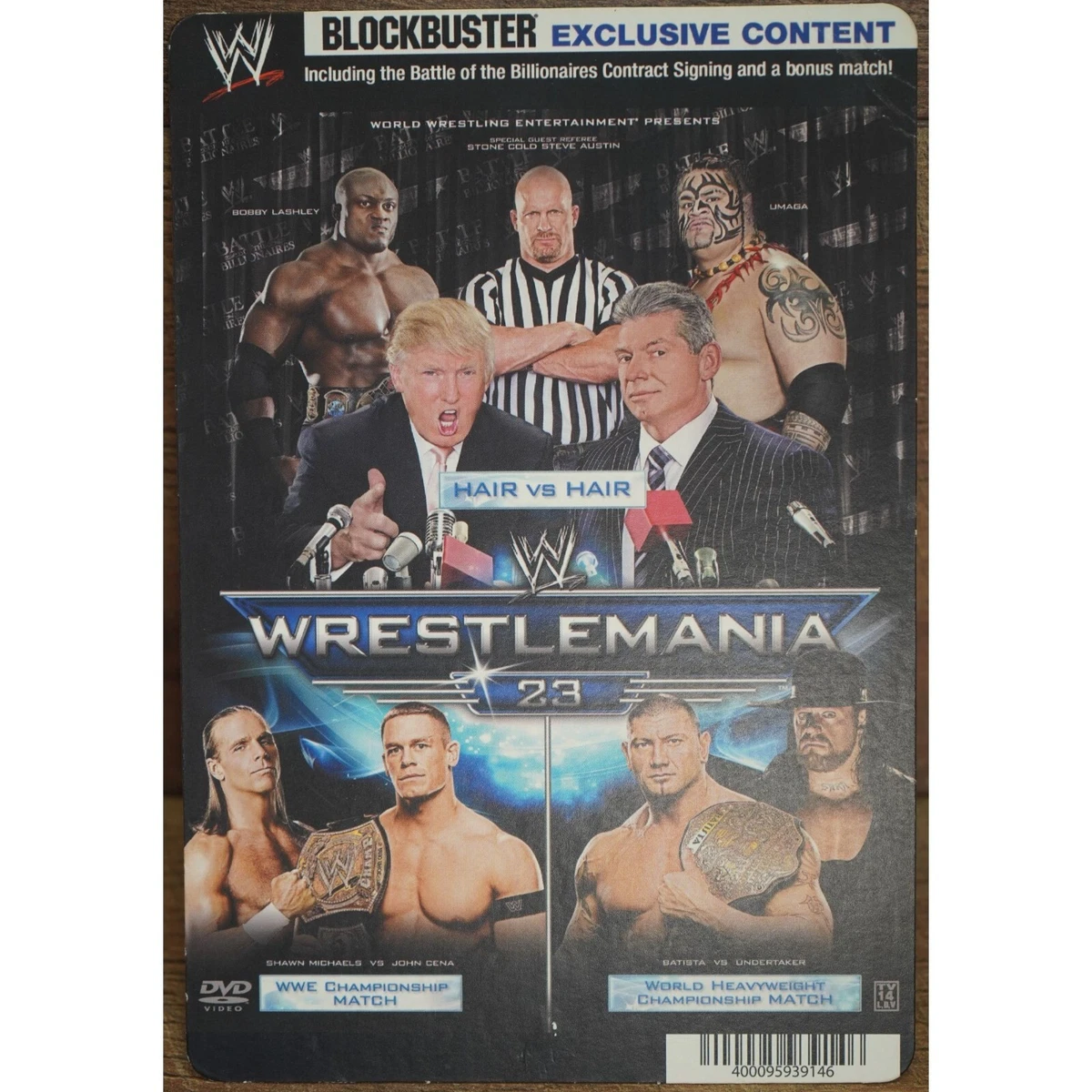 Wrestlemania 23 Match Card