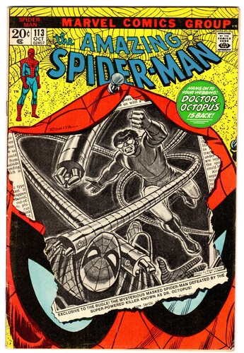 AMAZING SPIDER-MAN 113 1st HAMMERHEAD! JOHN ROMITA & JIM STARLIN Art! F ...