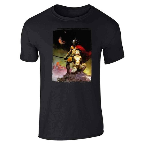 Swords of Mars by Frank Frazetta Art Unisex Tee | eBay