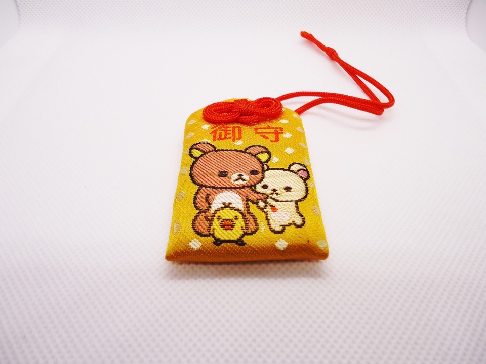 Japanese Omamori Rilakkuma Strap Keychain 「Zenkouji Temple」 Shrine ...