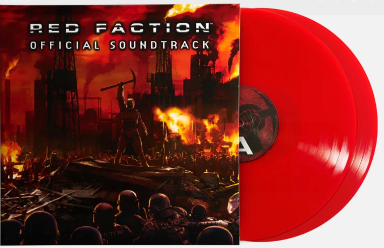 Red Faction Soundtrack Vinyl Record 2 LP Limited Run LRG Dan Wentz Sold ...
