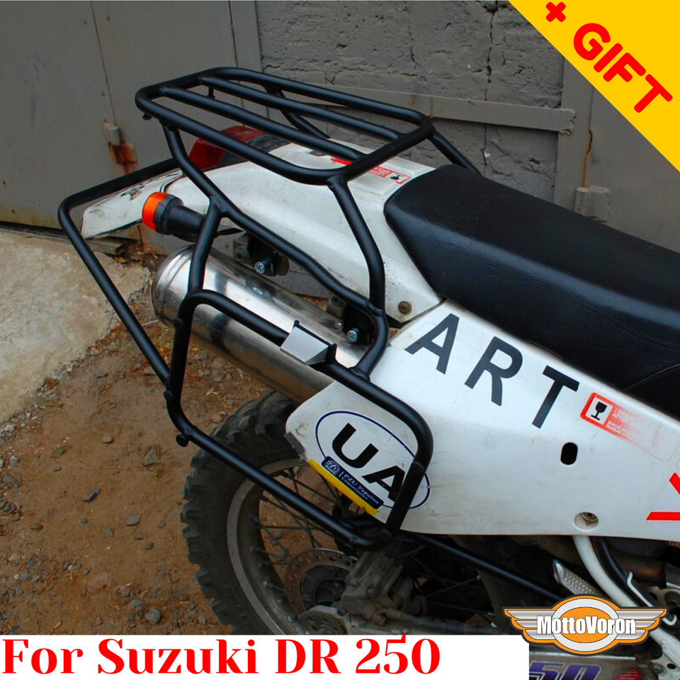 For Suzuki DR250 rack luggage system Suzuki DR 250 side carriers ...