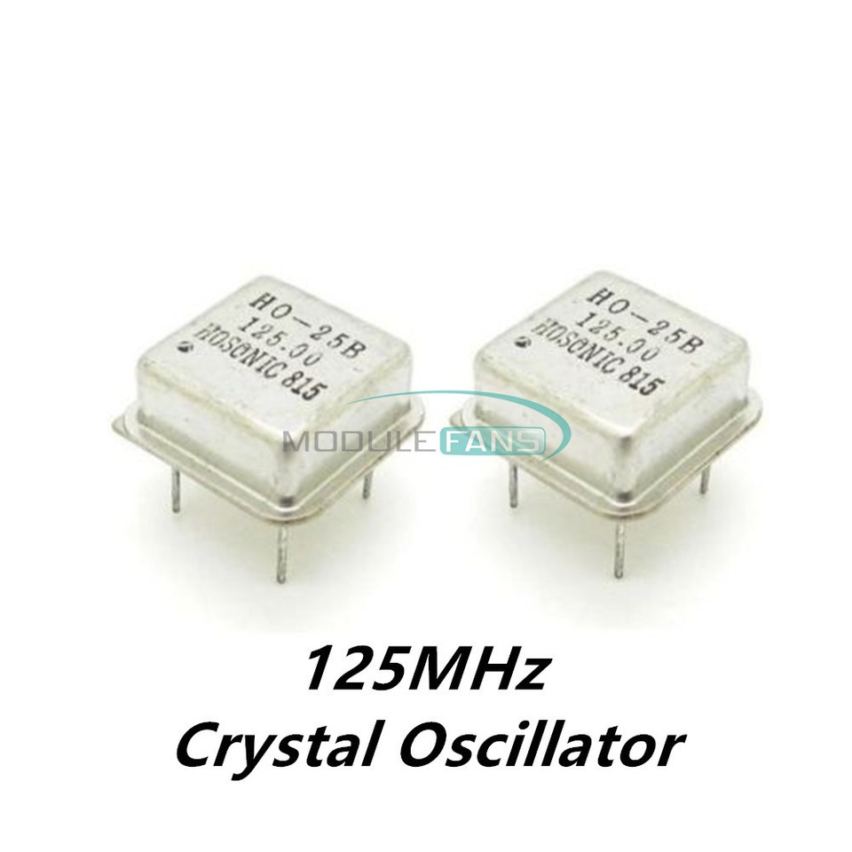 5PCS 125MHz 125.000MHz Active Crystal Oscillator OSC Square DIP4 | eBay