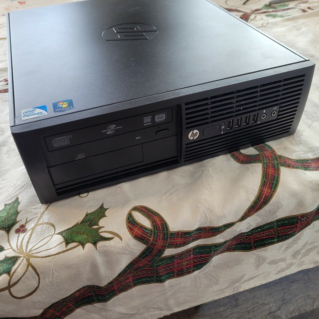 HP Compaq 4000 Pro SFF PC Intel Core 2 Duo E7500 2.93ghz 4gb RAM 250gb ...