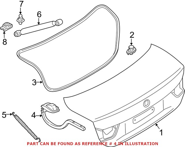 Genuine BMW OEM 41007420783 Left Trunk Lid Hinge for sale online | eBay
