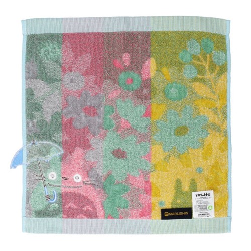 My Neighbor Totoro Hand Towel Flower Scenery W34×H36cm Studio Ghibli ...