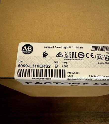 Allen-Bradley 5069-L310ERS2 SER B Compact GuardLogix Controller AB ...