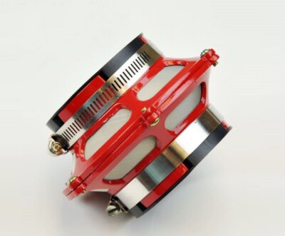 2.5" Cold Air Intake Motor Bypass Valve Pipe Engine Red | eBay